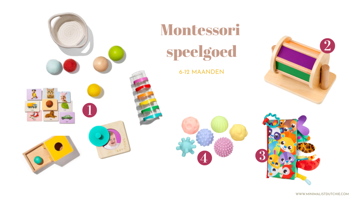 Montessori speelgoed voor baby 6 – 12 maanden | Speelgoedrotatie ...